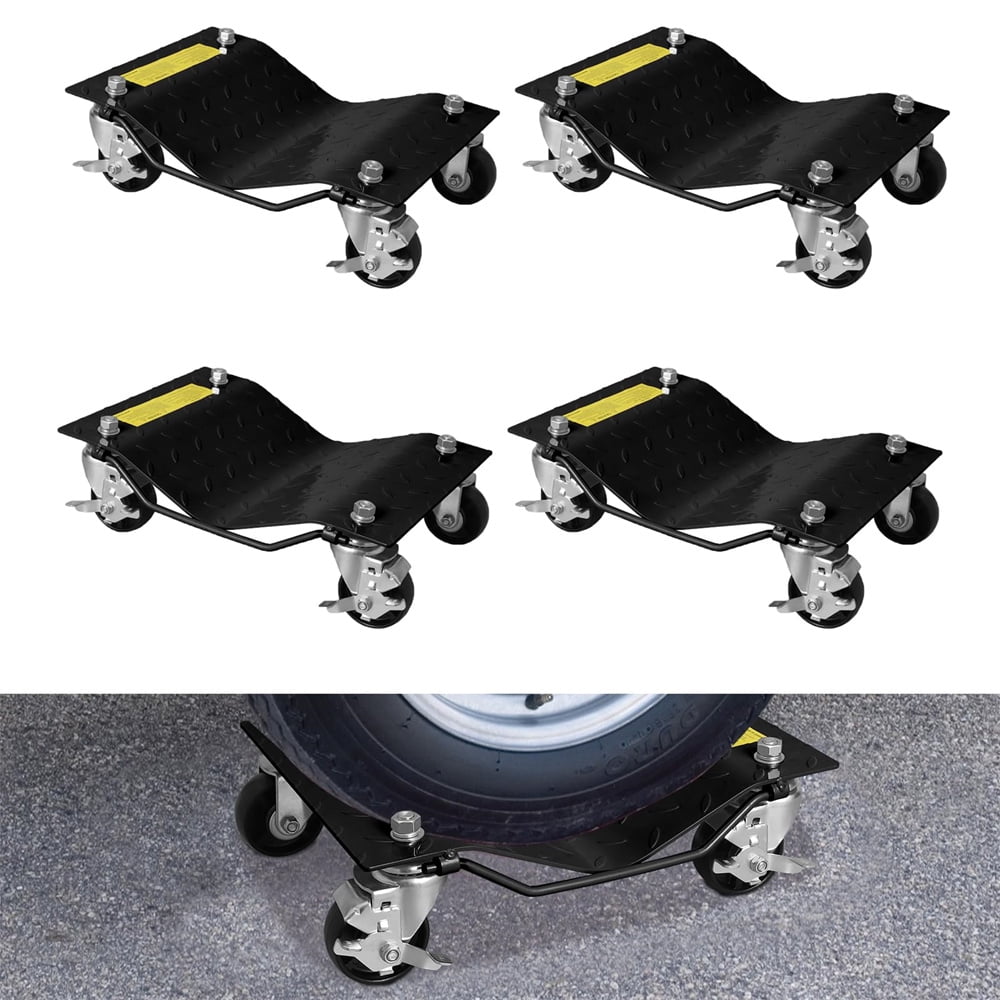 Wheel Dollies Set of ,Car Moving Dolly Heavy-Duty, Car Dolly Set for ...