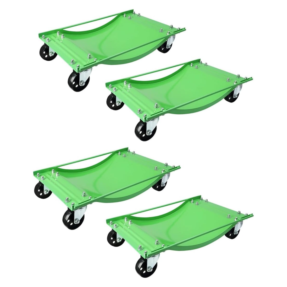 Wheel Dolly Set of 2/4, 5000/10000lbs Capacity Car Vehicle Dolly with 3 ...