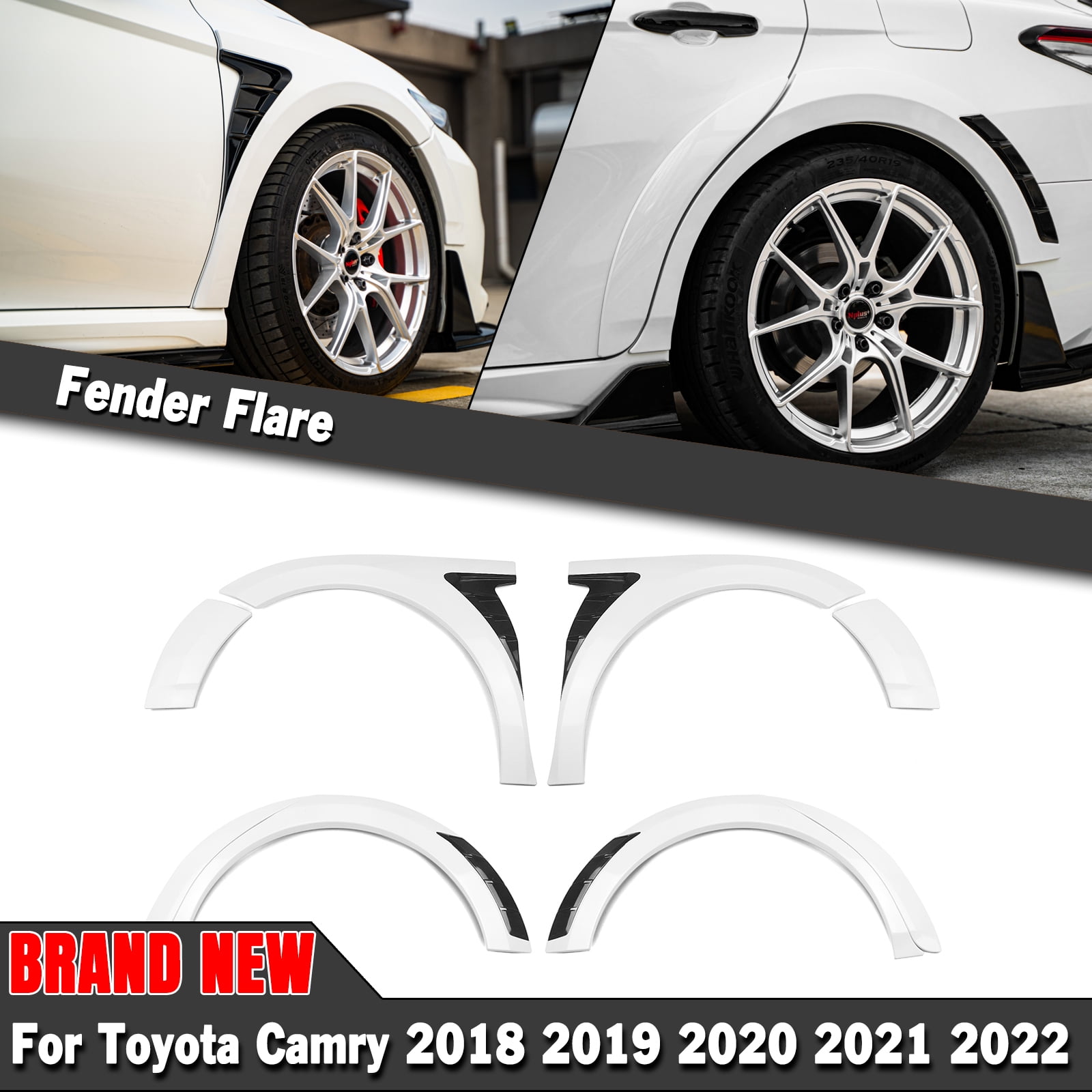 Wheel Fender Eyebrow Frame For 2020 Toyota Camry 2018-2024 SE XSE YOFER ...