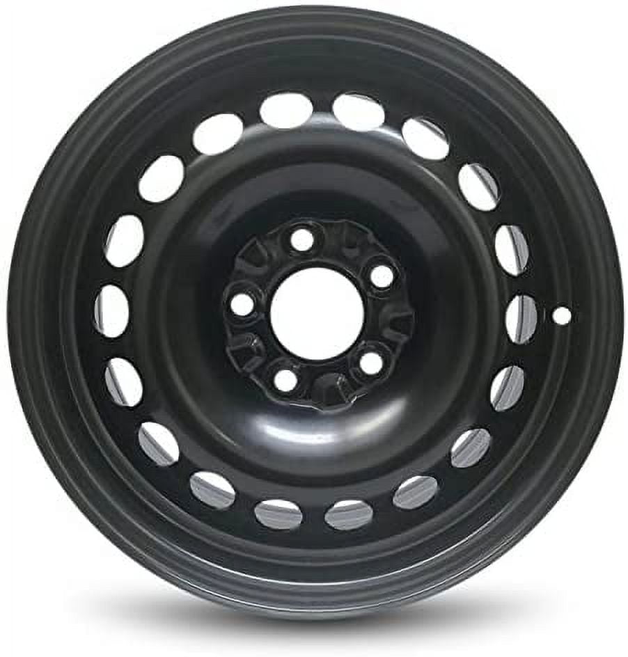 Wheel For 2004-2008 Chevrolet Malibu 15x6.5 inch 5 Lug Black Steel Rim ...