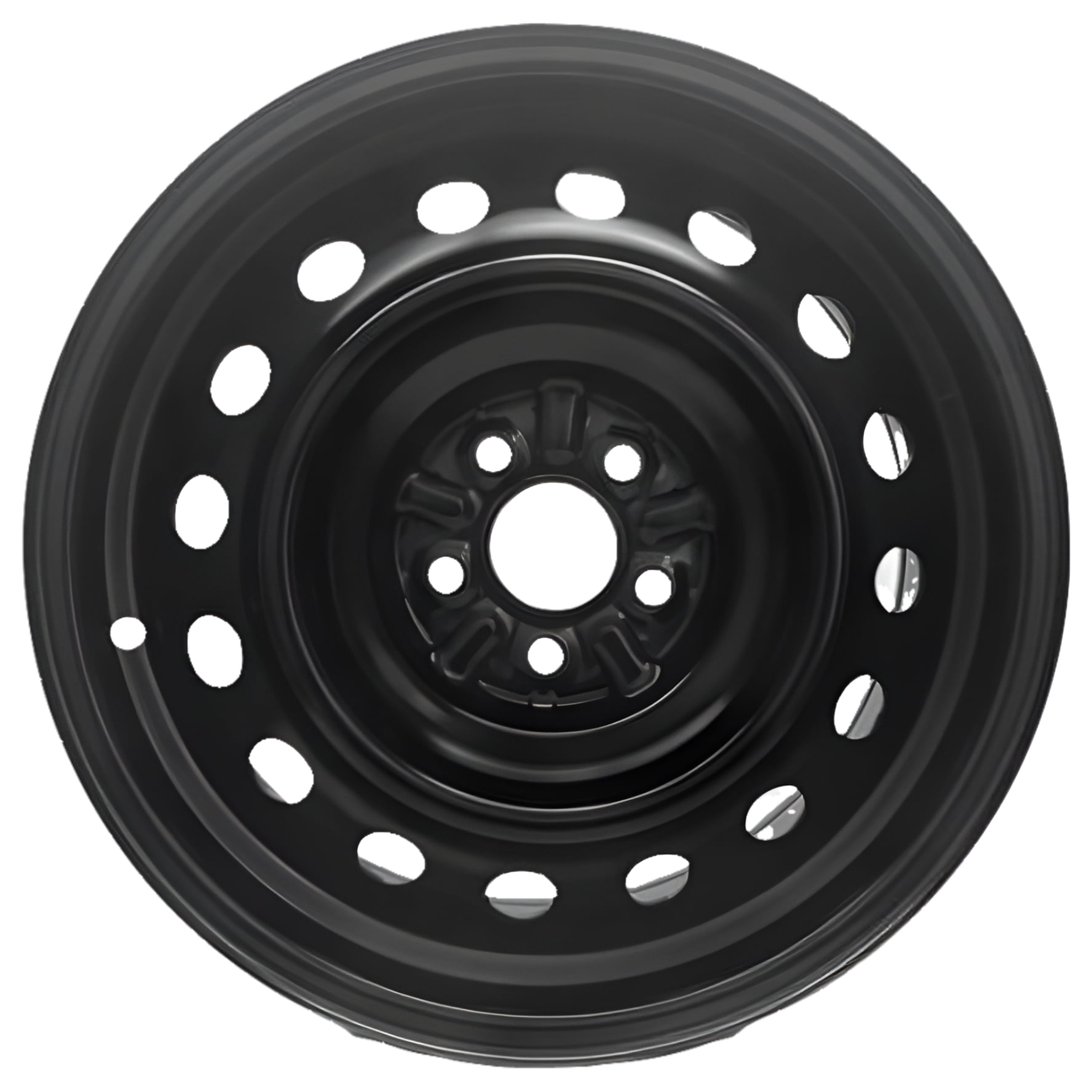 Wheel For 2009-2019 Toyota Corolla 16 inch 5 Lug Black Steel Rim Fits R16 Tire - Walmart.com