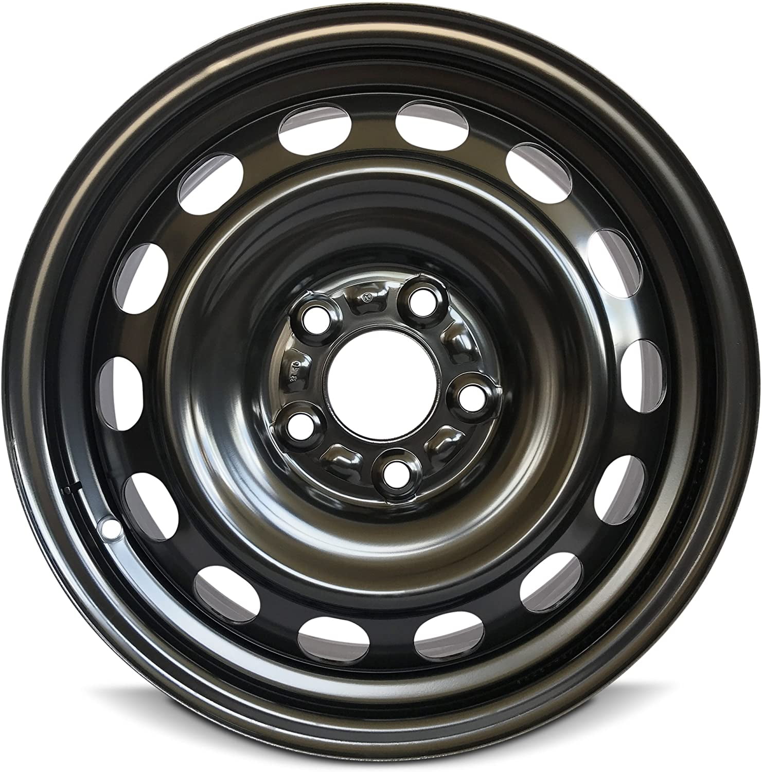 Wheel For 2010-2013 Mazda 3 16 inch 5 Lug Black Steel Rim Fits R16 Tire ...