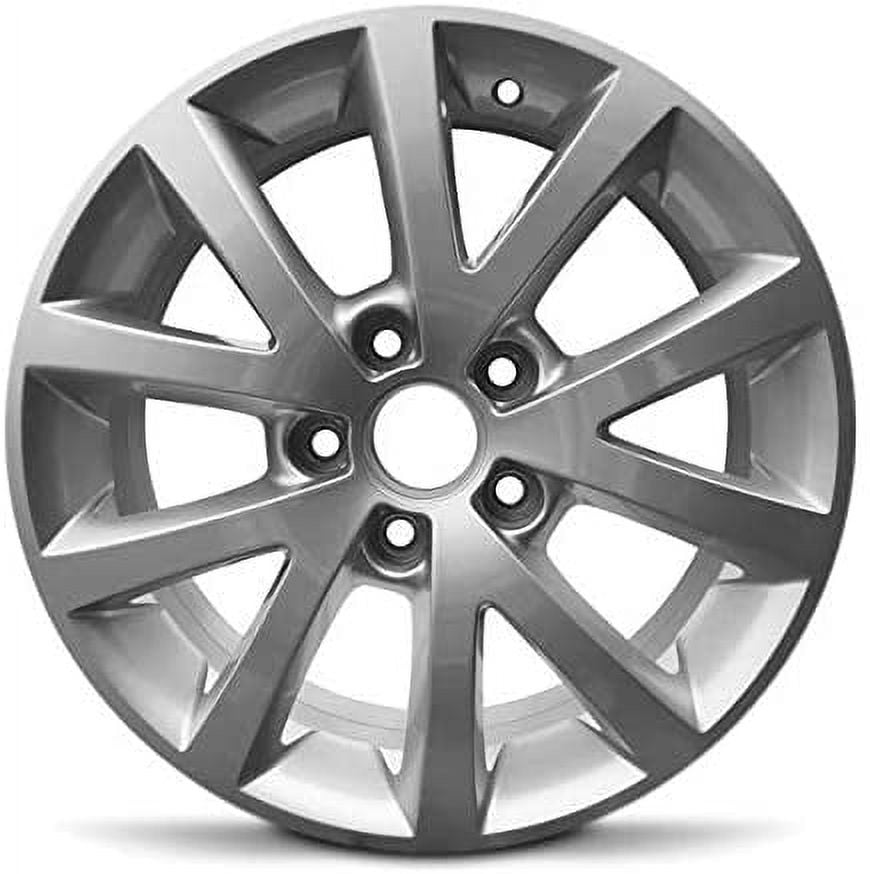 Volkswagen VW 2010-2018 Jetta 16 inch 5 Lug Silver Aluminum Rim, Fits ...
