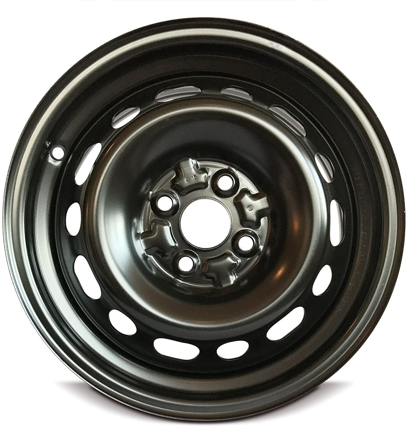 Wheel For 2011-2014 Mazda 2 15 inch 4 Lug Black Steel Rim Fits R15 Tire ...