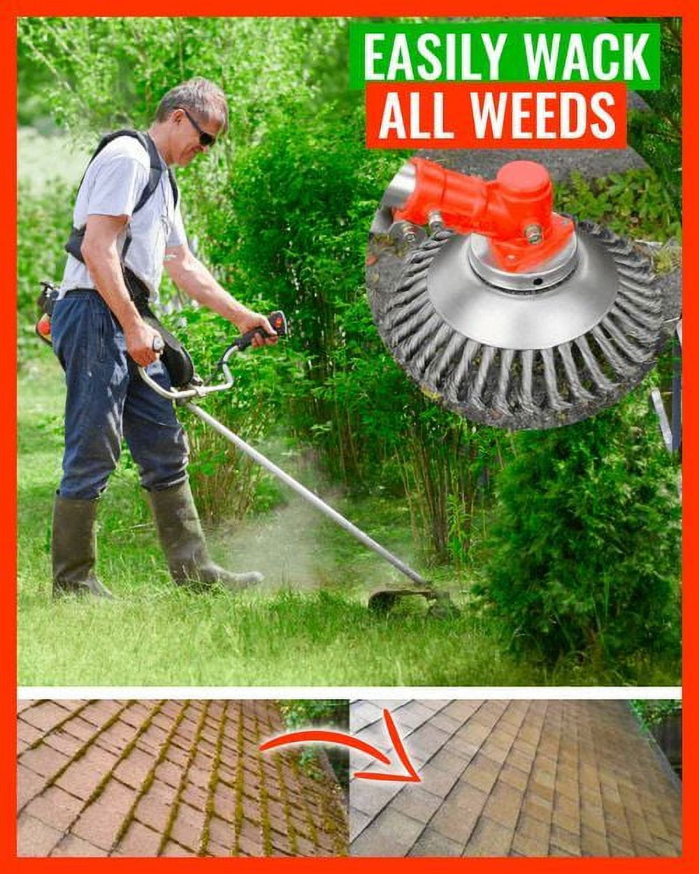 Unbreakable Wired Trimmer Blade for GrazerWheel Lawn Mower and Weed ...