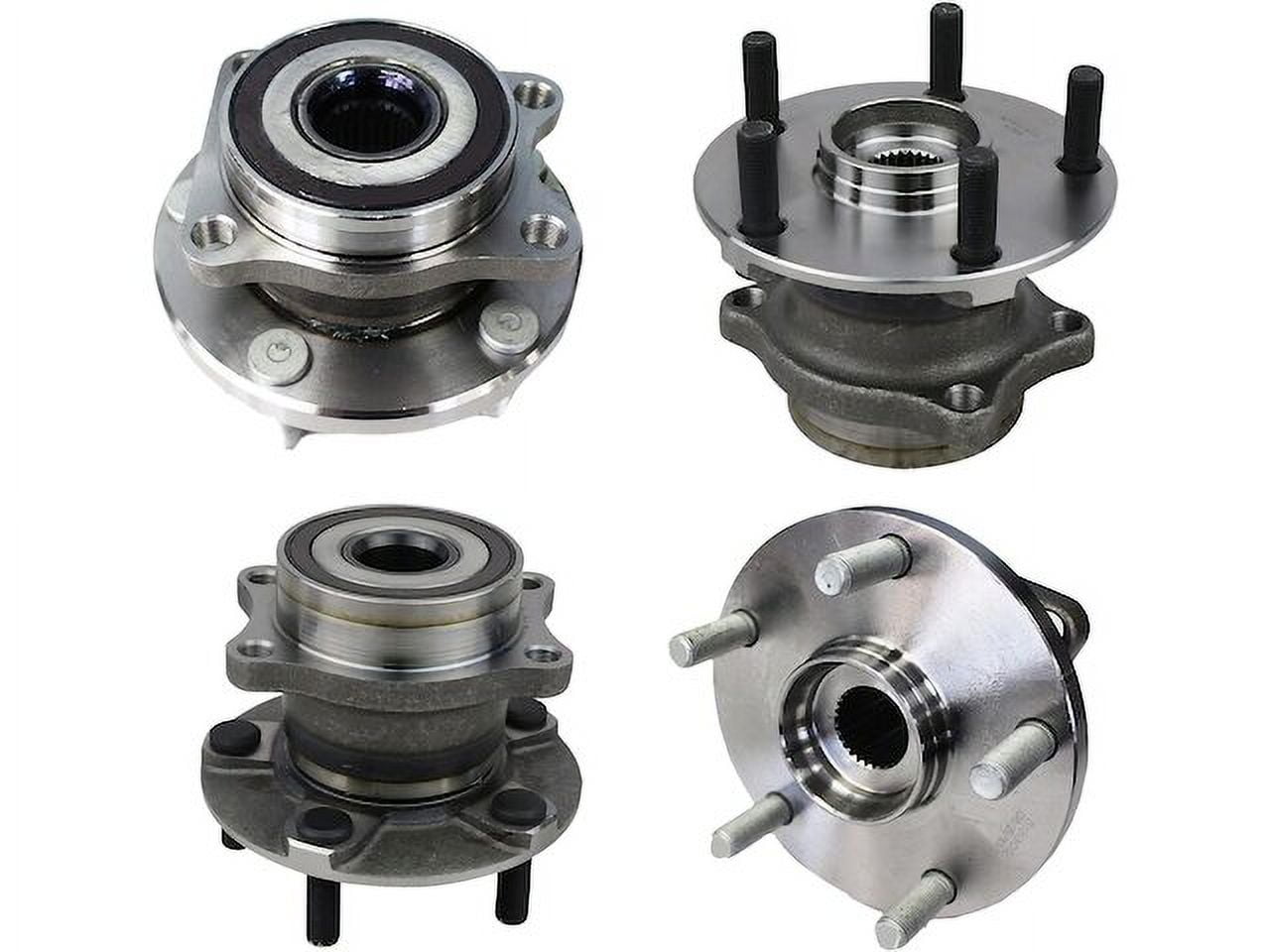 Wheel Hub Assembly Set - Compatible with 2008 - 2012 Subaru Impreza WRX ...