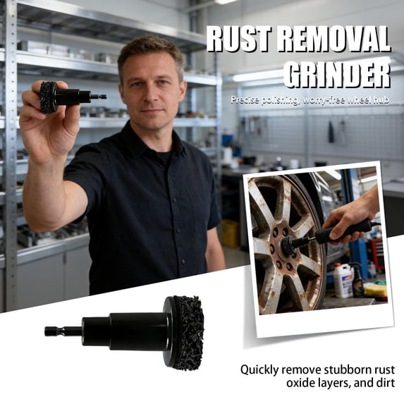 Wheel Hub Resurfacing Rust Removal Kit – Black Diamond Grinding Head ...