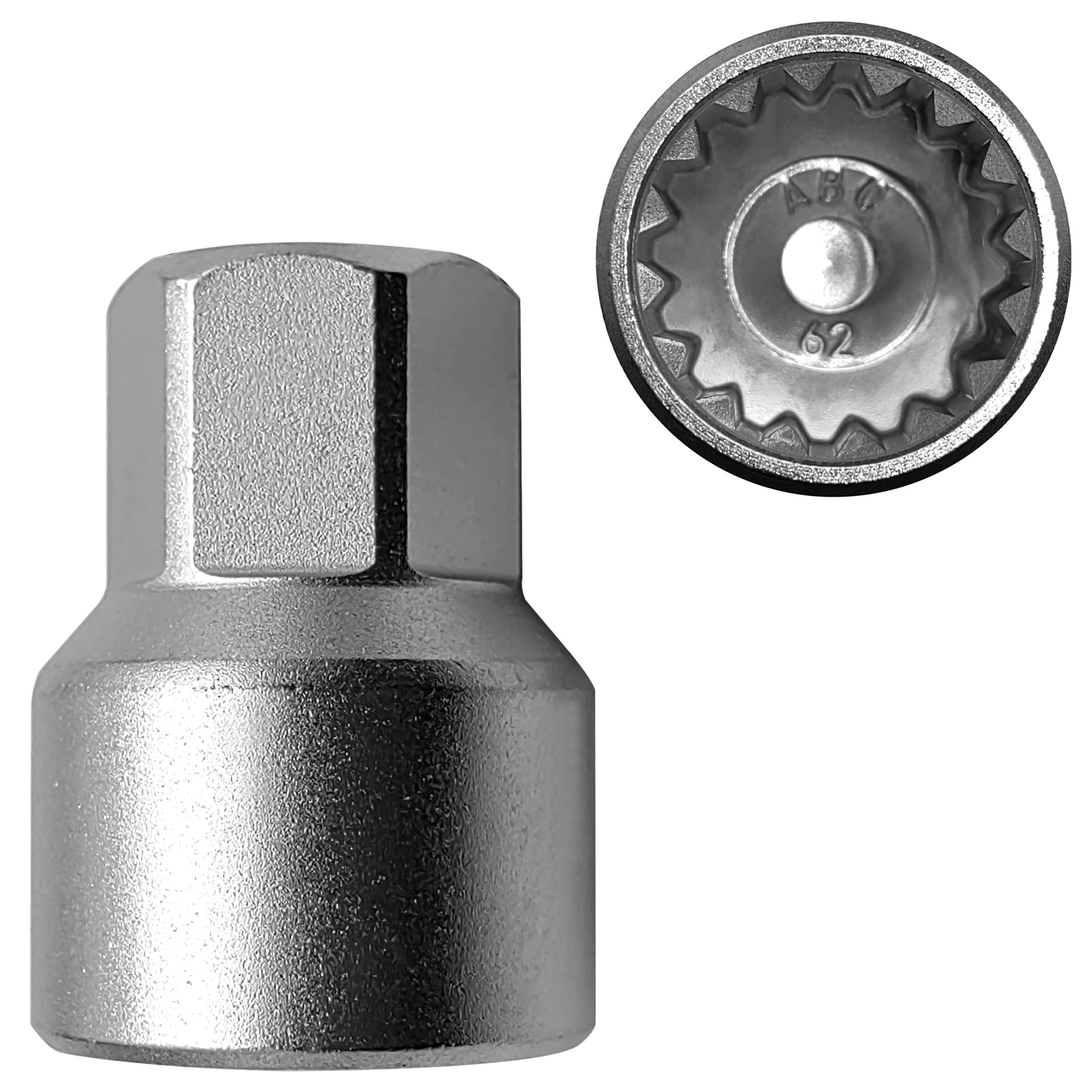 Wheel Locking Nut Key Replacement for Porsche, 62 Thin-walled Wheel ...