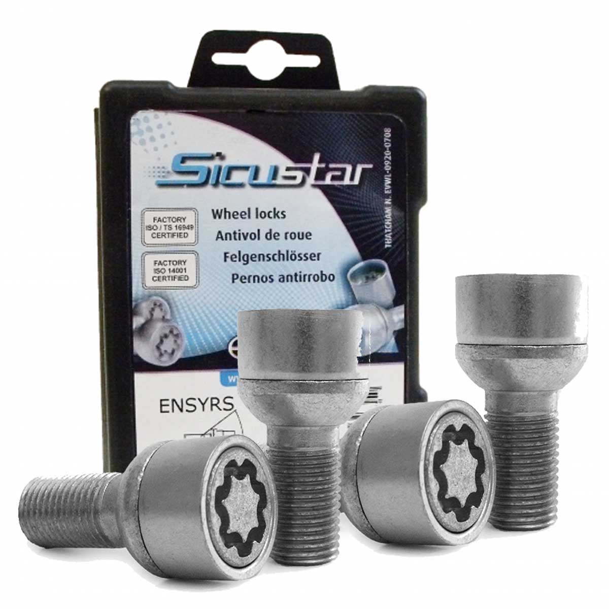 Wheel Locks ball seat R13 M14x1,5 40mm FSS-2553 compatible with Audi ...