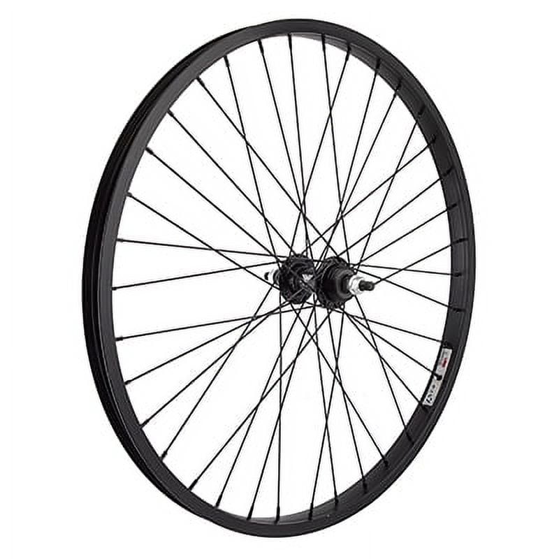 Wheel Master 24in Black Alloy BMX Rear Wheel Weinmann AS7X Rim 3/8 Bolt ...