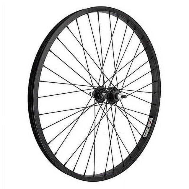 Wheel Master 24in Black Alloy BMX Rear Wheel Weinmann AS7X Rim 3/8 Bolt ...