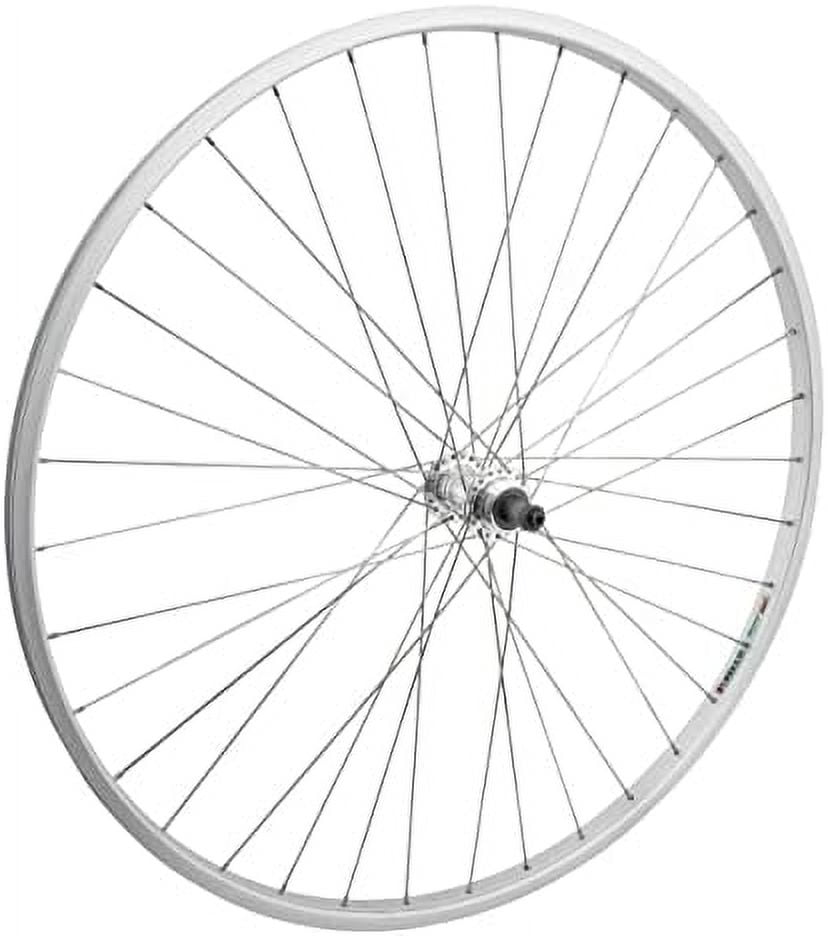 Wheel Master 27 x 1-1/4 Rear Bicycle Wheel, Freewheel, Silver 36H ...