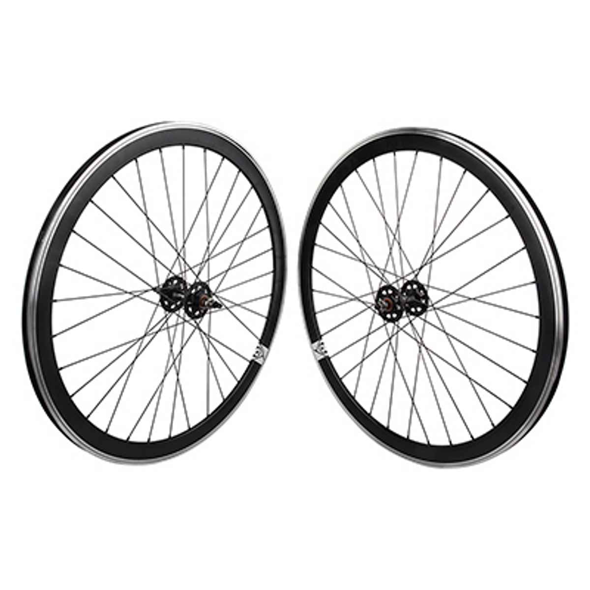 Wheel Master 700C Alloy Fixed Gear Double Wall 700C SET OR8 TA42 Rim Brake - Walmart.com