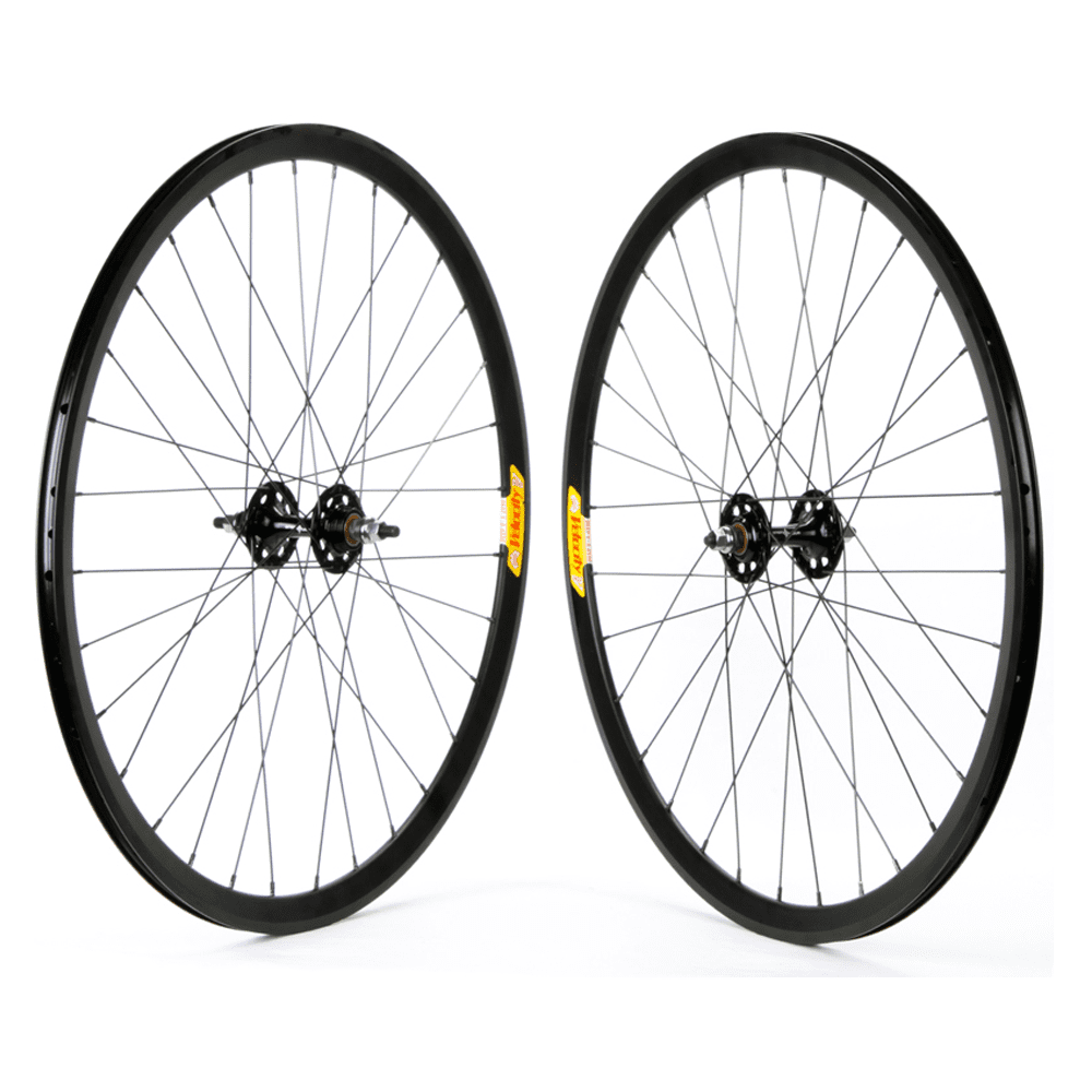 Velocity Deep V 700c Wheelset, Black Fixed Gear, Sealed Bearing 32H, DT ...