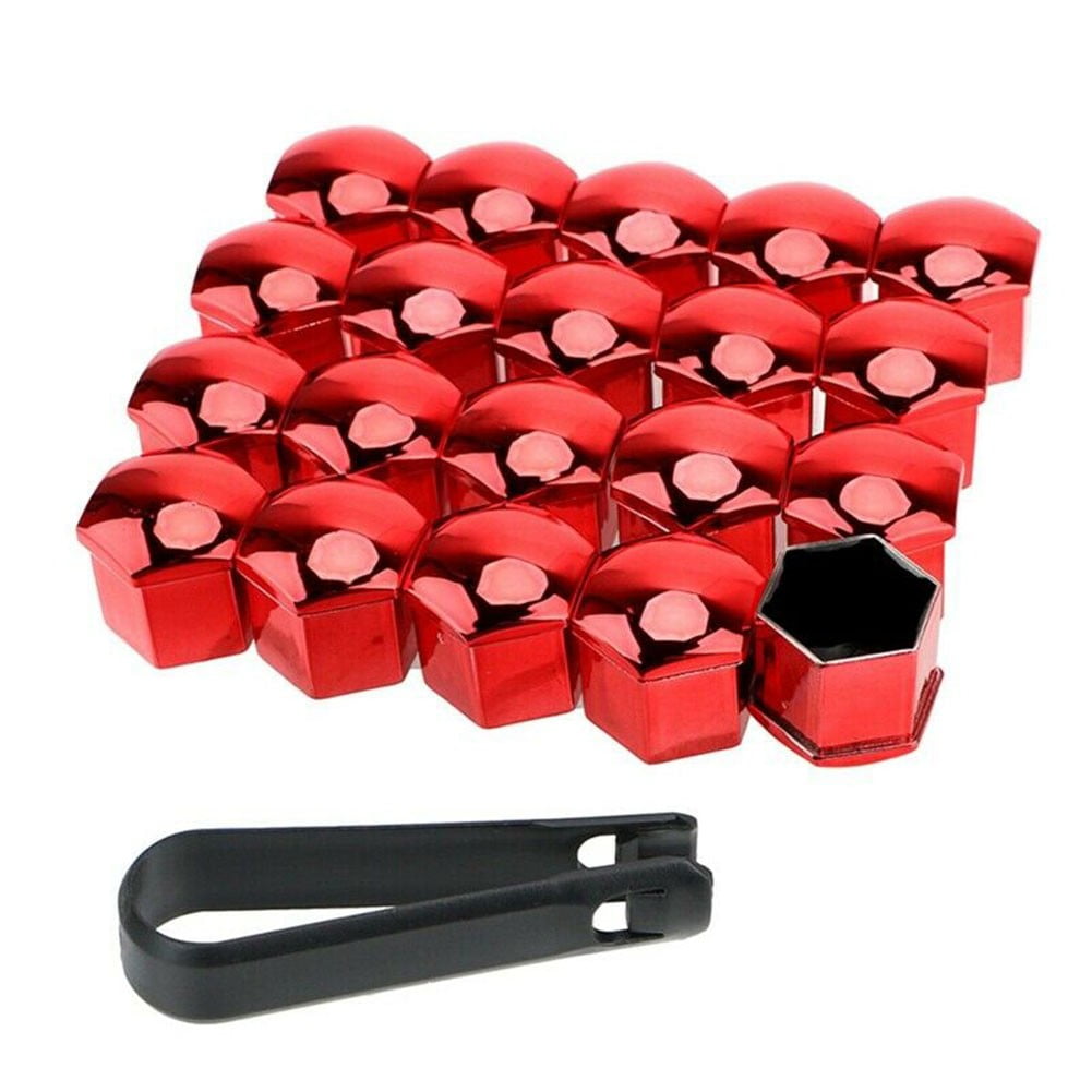 Wheel Nut Bolt Cap Keep Your Car Wheels Safe 20pcs Car Hub Screw Cover ...