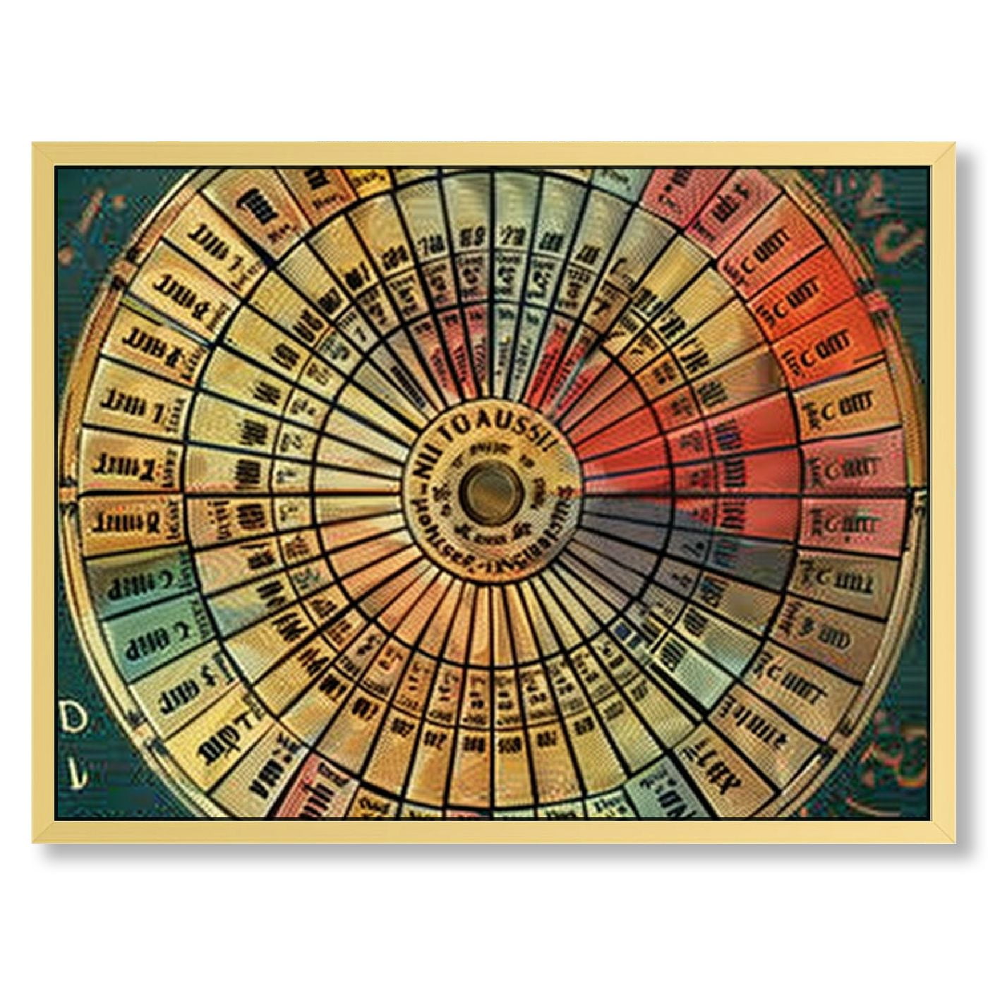 Wheel Of Emotions Poster Framed Quotes Wall Art Decor Feelings Chart ...