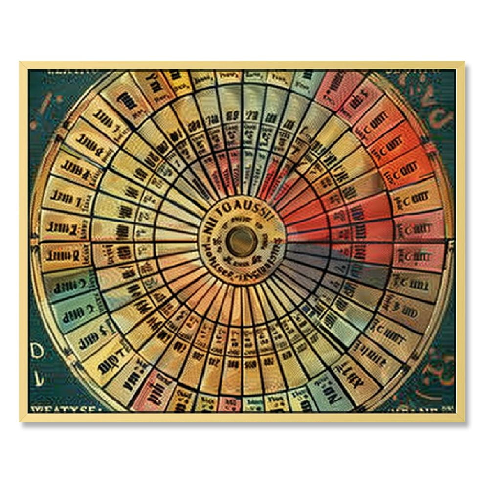 Wheel Of Emotions Poster Framed Quotes Wall Art Decor Feelings Chart ...