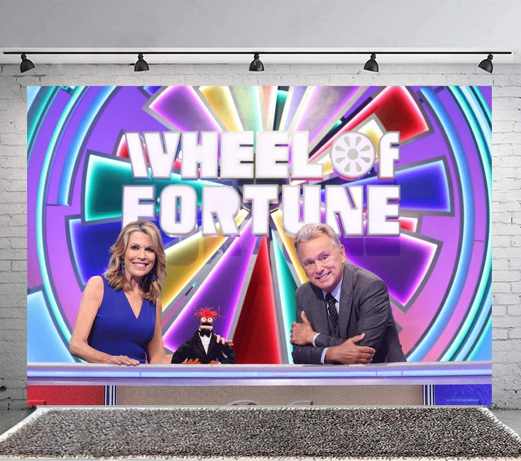 Wheel Of Fortune Backdrop Banner Party Supplies Poster Movie Theme ...
