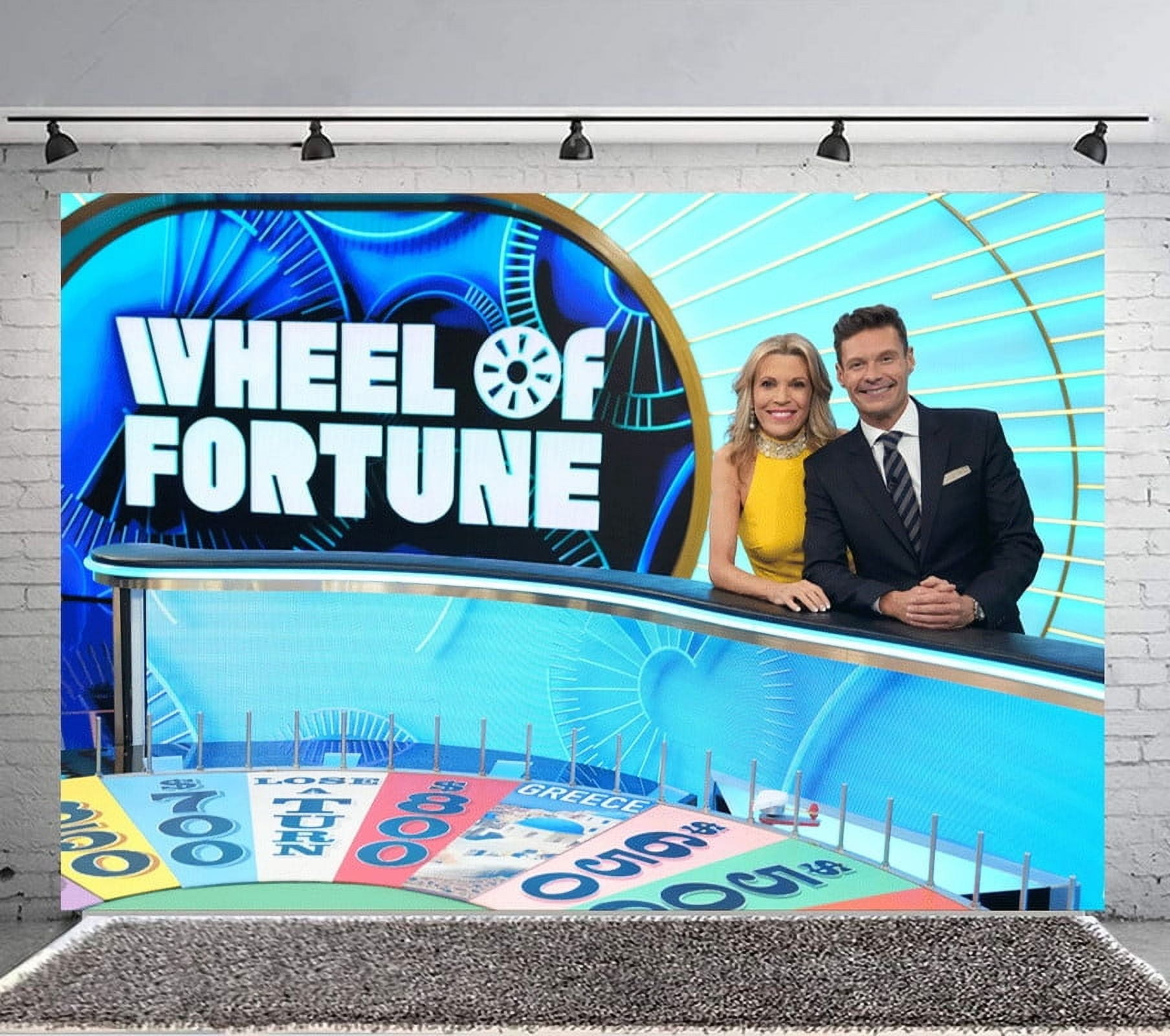 Wheel Of Fortune Backdrop Banner Party Supplies Poster Movie Theme ...