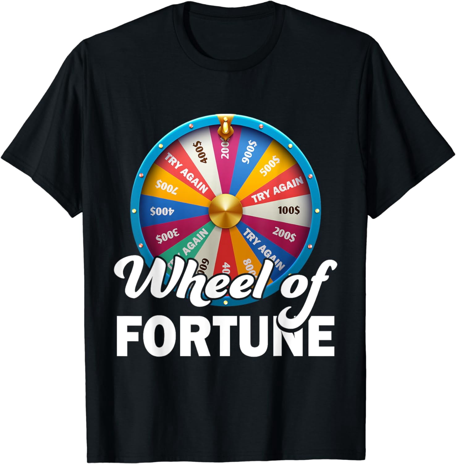 Wheel Of Fortune Clothes Fathers Day Wheel Of Fortune Dad T-Shirt ...