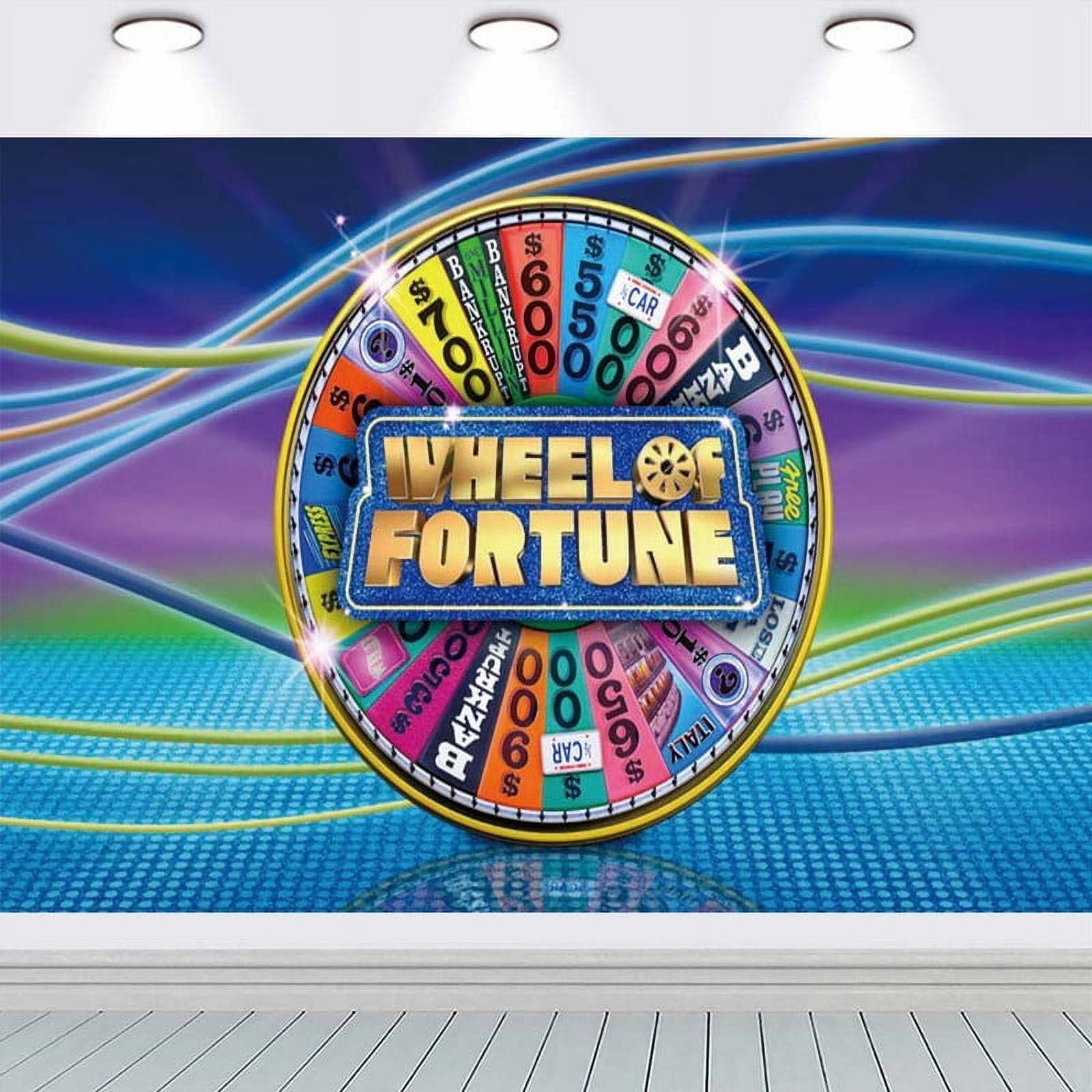 Wheel Of Fortune Party Supplies Backdrop Banner Poster Birthday ...