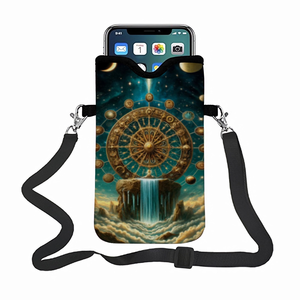 Wheel Of Fortune phone bag, featuring an adjustable strap small satchel ...