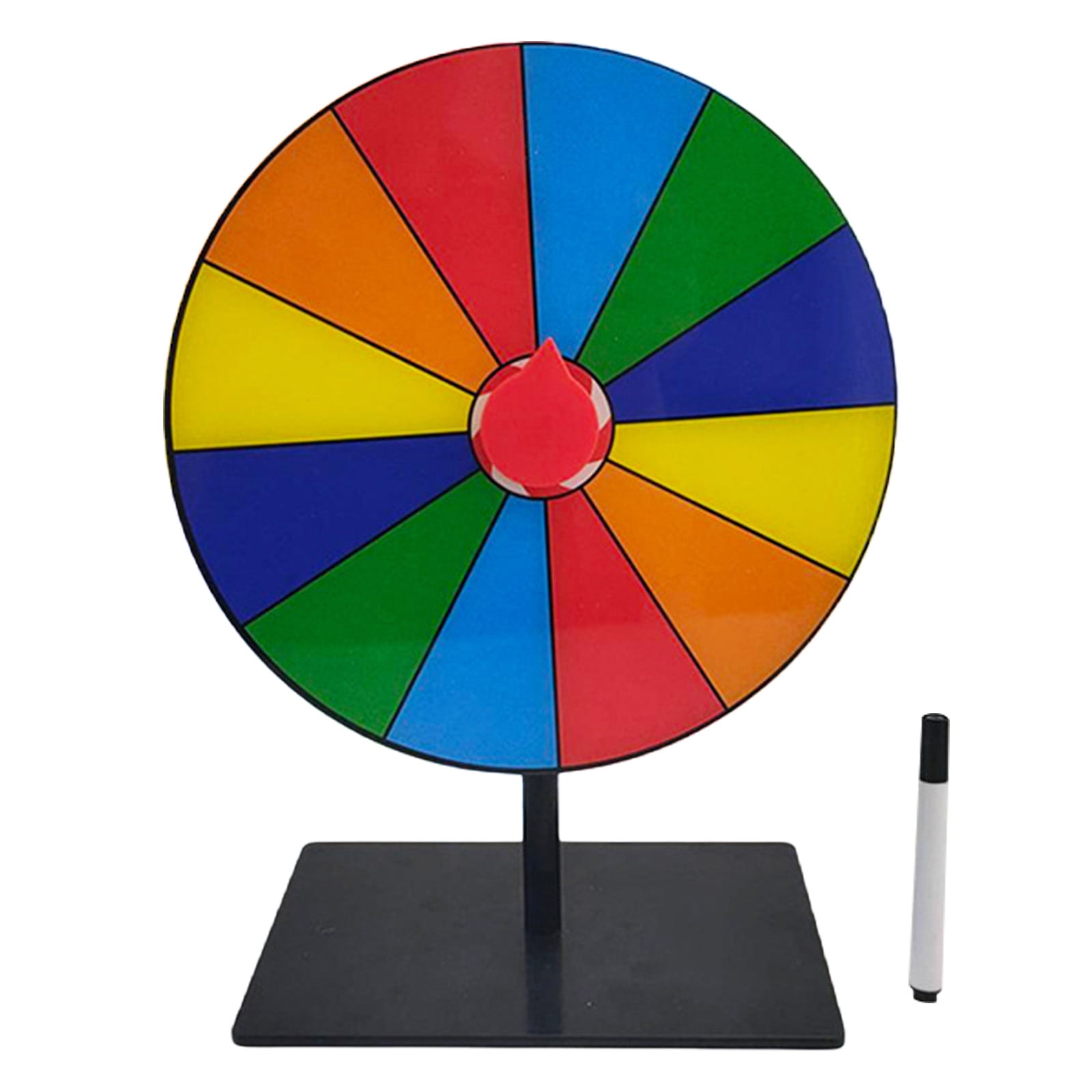 Wheel Prize Game Turntable Draws Roulette Wheel Tabletop Prize ...