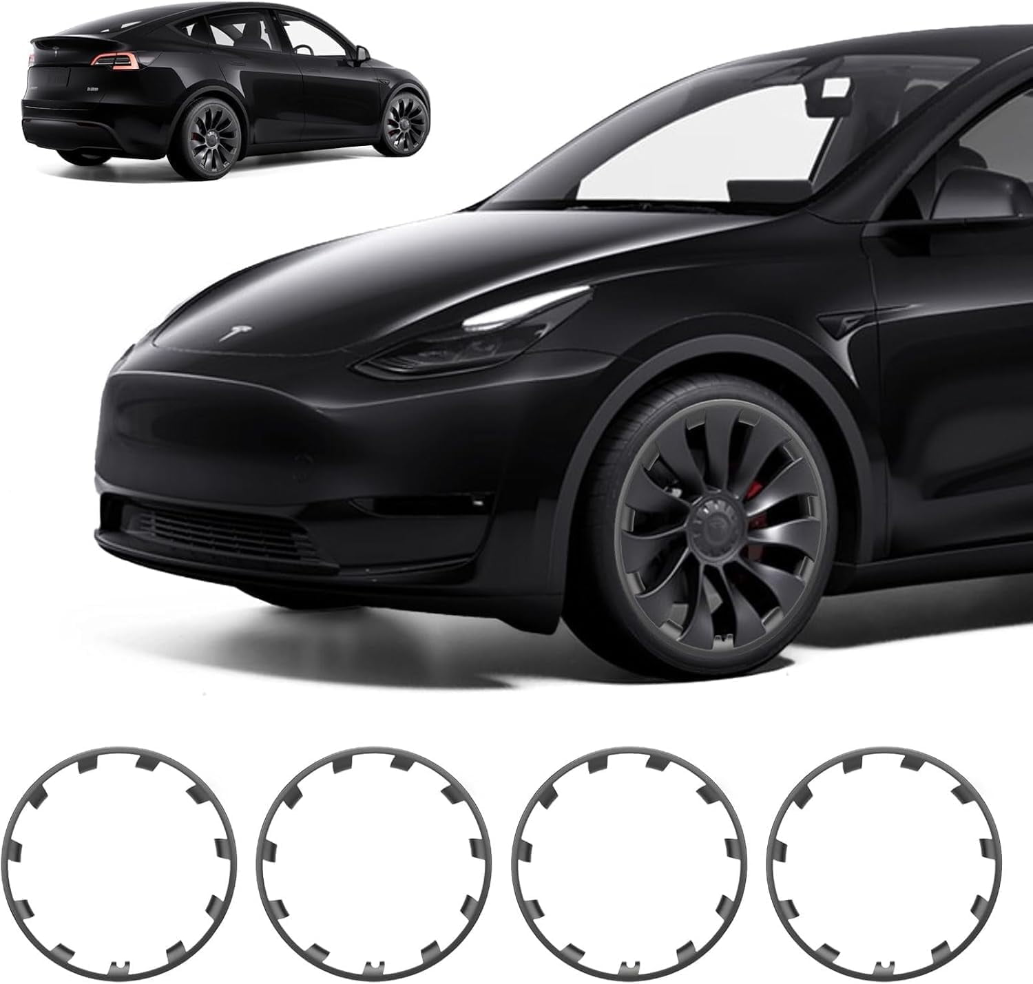 Wheel Protection Guards Uberturbine Rims Caps For Tesla Model Y 21 Inch ...