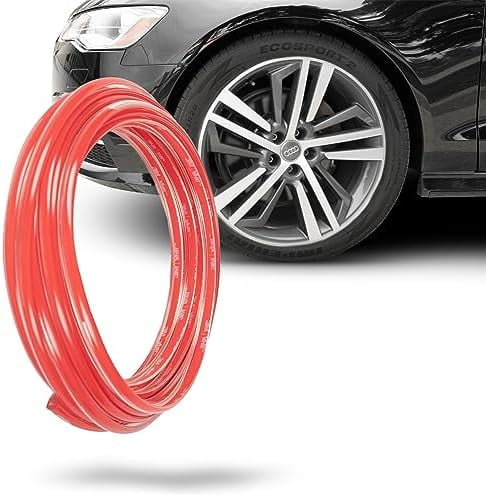 Wheel Rim Protector Clear) - Premium Guard for 4-Inch Rims - Original L-Shaped Trim, Scratch ...