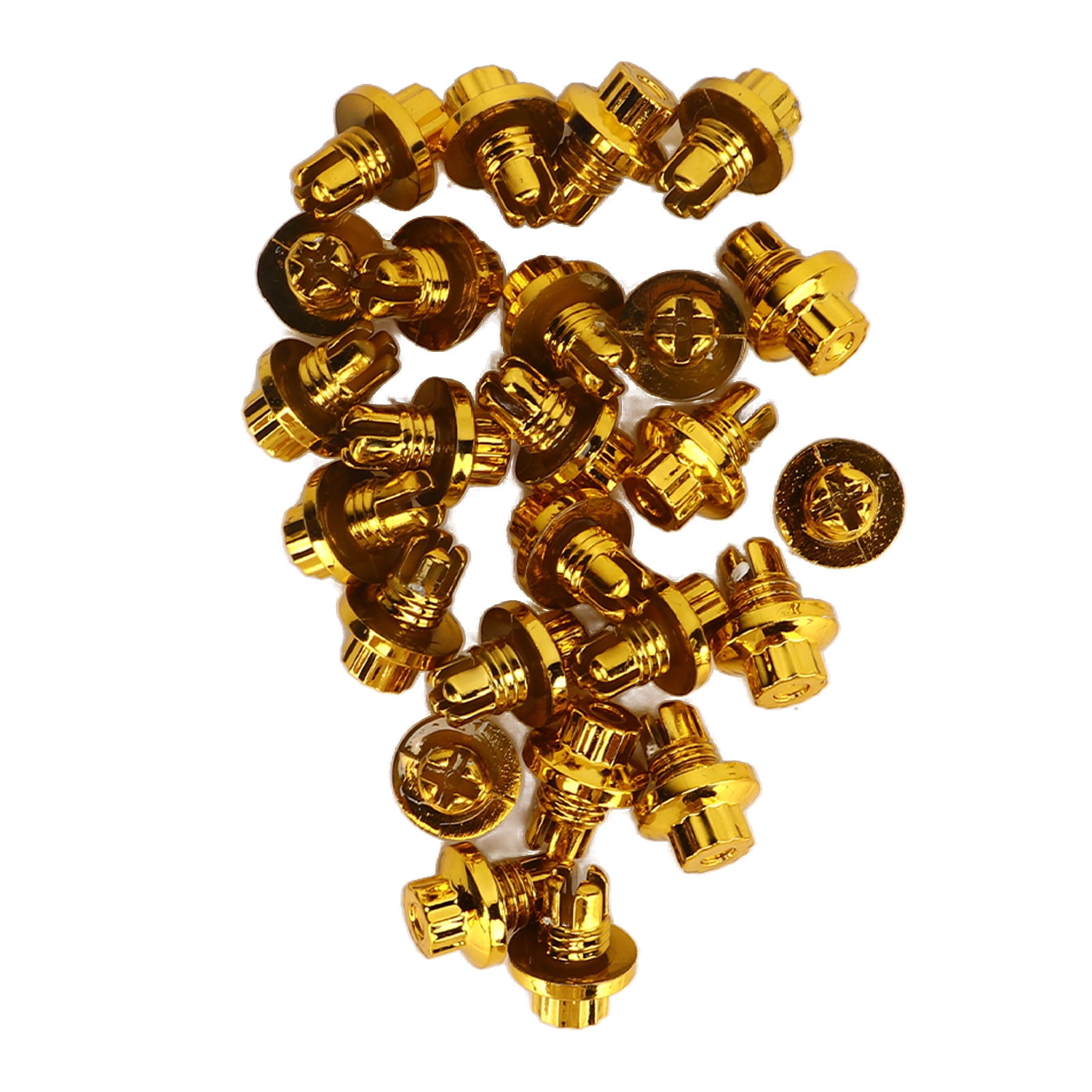 Wheel Rim Rivets Nuts, ABS Gold Reliable Simple Installation Wheel Rim ...