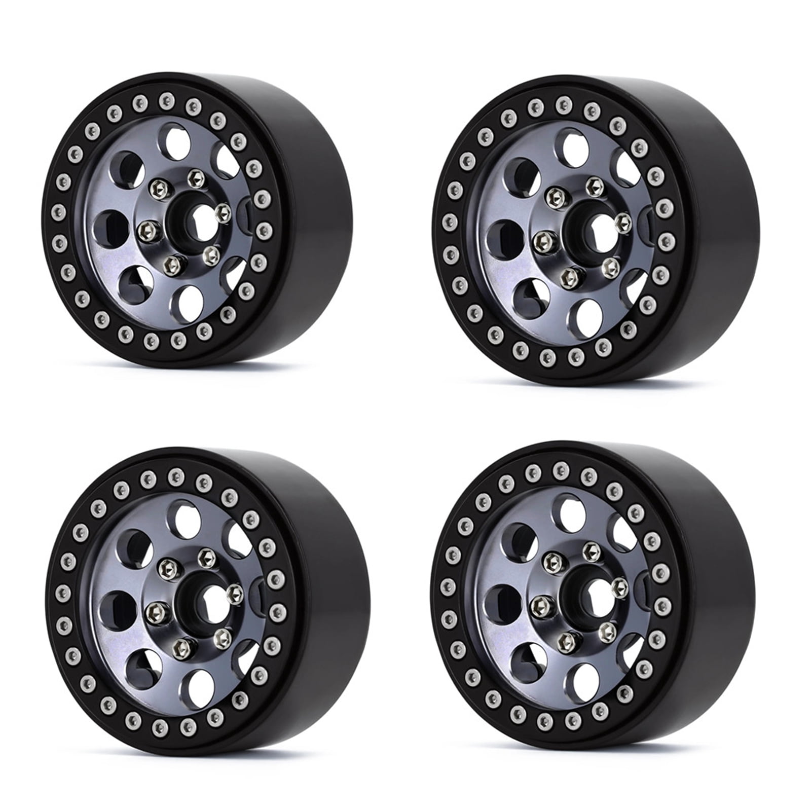 Wheel Rim,Wheel Rim Beadlock Scx10 90046 Axi03007 Hub 4pcs Scx10 Rim ...