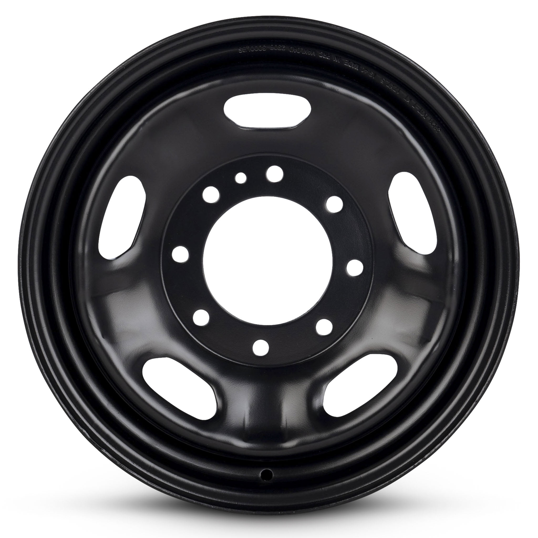 Wheel Rim for 2005-2022 ford F250 17x7.5 in Painted Black Steel Rim ...