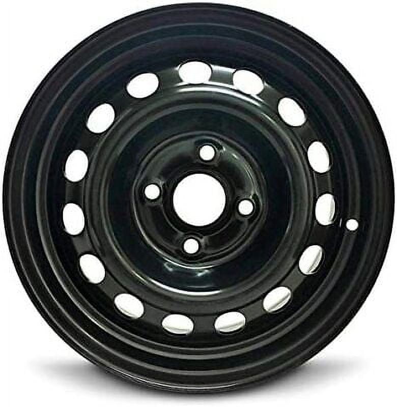 For 2006-2011 Kia Rio 14 Inch Painted Black Rim - OE Direct Replacement ...