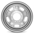 Wheel Rim for 2008-2022 ford F350 17x7.5 in Painted Silver Steel Rim ...
