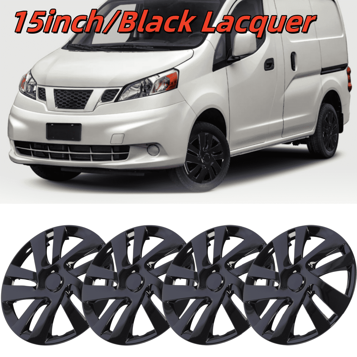 Wheel Rims Covers 15 inch 4 Pieces ,for 2013-2021 NISSAN NISSAN NV200 ...
