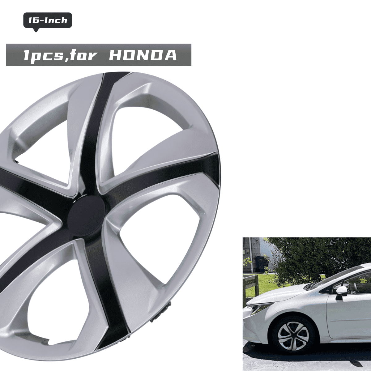 Wheel Rims Covers 16 inch 1 Pieces ,for 2016-2018 Honda Civic SEDAN ...