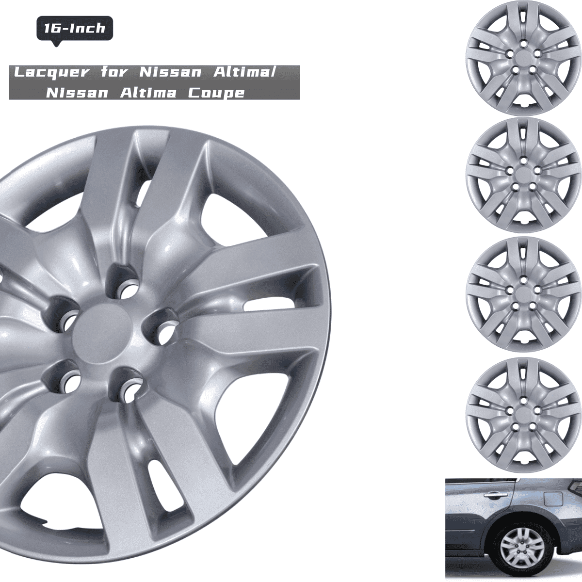 Wheel Rims Covers 16 inch 4 Pieces ,for 2007-2012 Nissan Altima/2008 ...