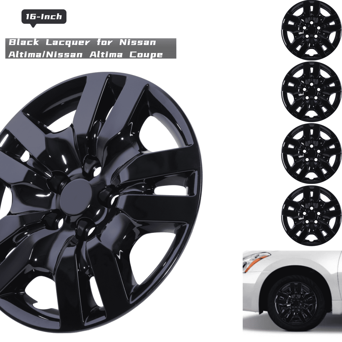Wheel Rims Covers 16 inch 4 Pieces ,for 2007-2012 Nissan Altima/2008 ...