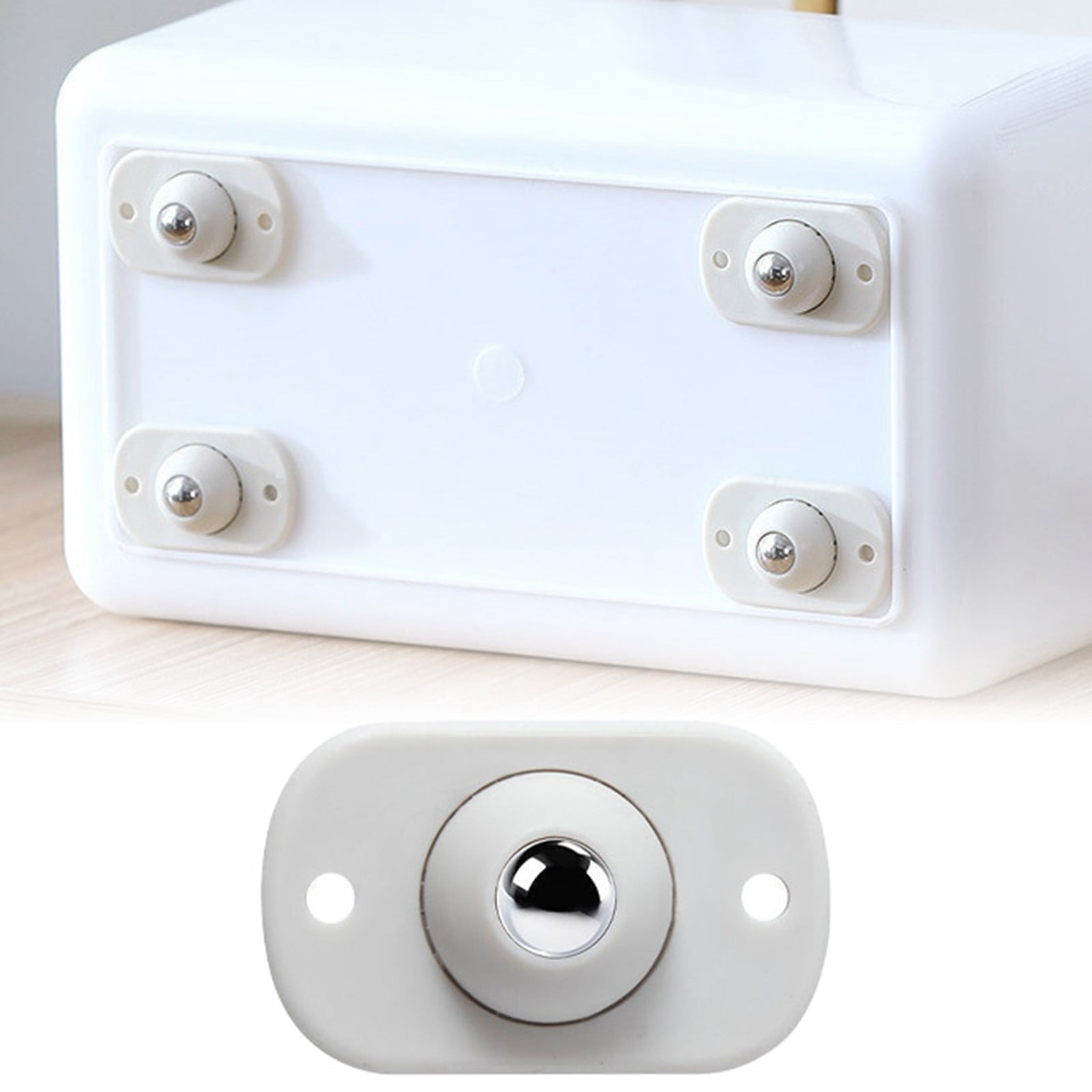 Wheel Rolling Tray Table Wheel 4Pcs Self Caster Wheel Sticky Pulley 360 ...