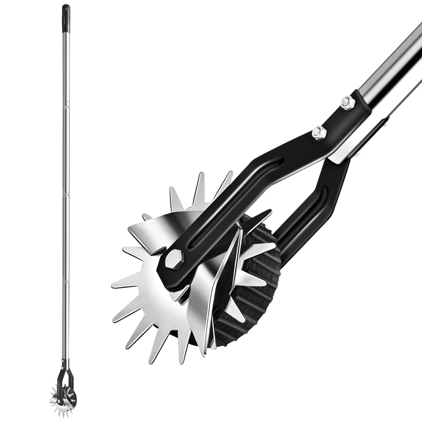 Wheel Rotary Edger Lawn Tool, Sidewalk 66.7Inch Manual Lawn Edger ...