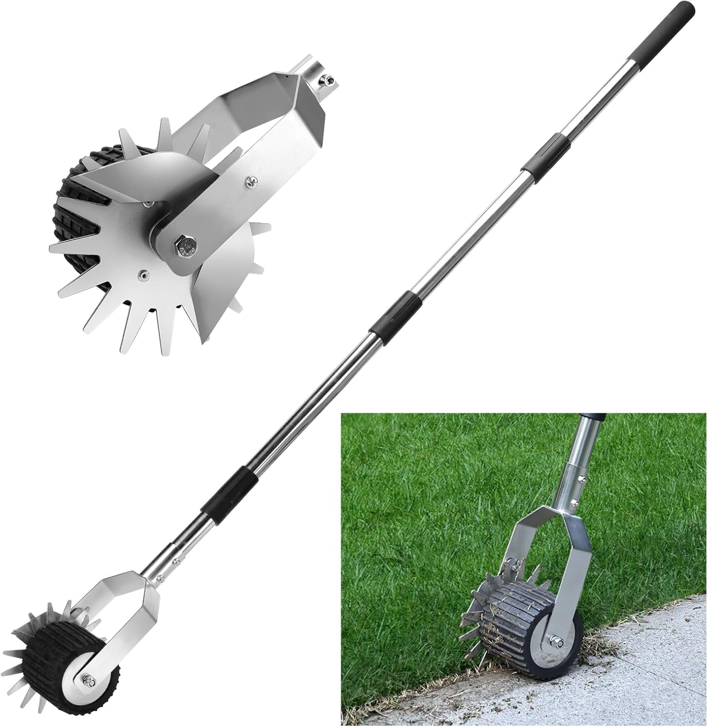 Wheel Rotary Manual Edger Lawn Tool, Hand Edger Lawn Tool Made of ...