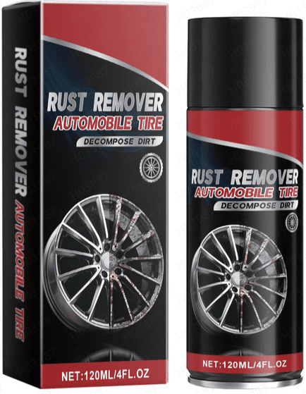 Wheel Rust Removal Cleaning Spray, 120ml /4oz Multi-Functional Wheel ...