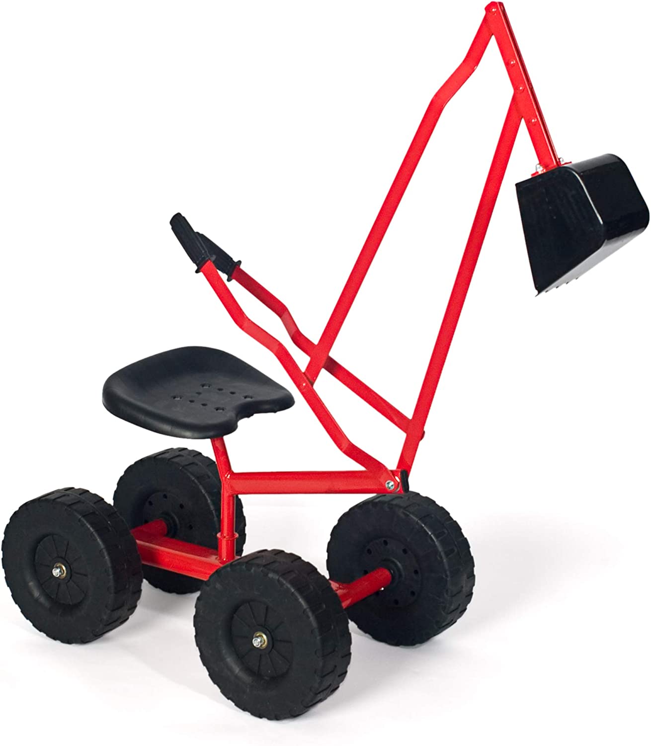 Wheel Sand Digger with 360° Rotation Metal Crane Excavator Backhoe Ride ...