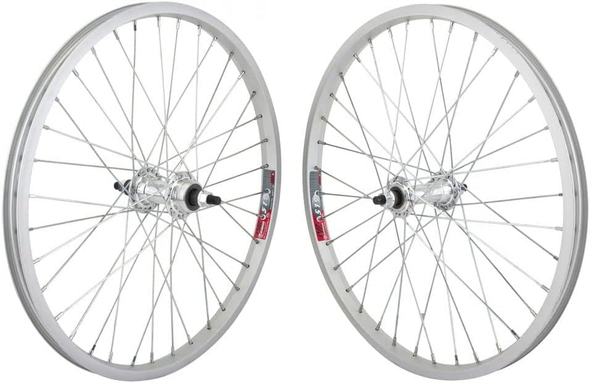 Wheel Set 20 x 1.75 Wheel Master Silver, 36H, BMX 3/8 FW Hub, 14g UCP ...