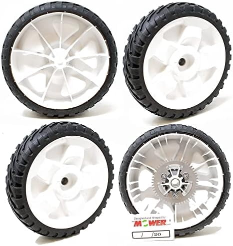 Wheel Set for Recycler Lawn Mowers with Set of 2 Rear Wheels 137-4835 ...