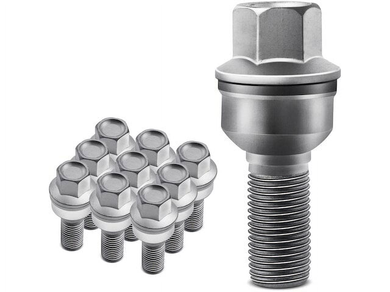 Wheel Stud Set 10 - Compatible with 2009 - 2020 Audi Q5 2010 2011 2012 ...