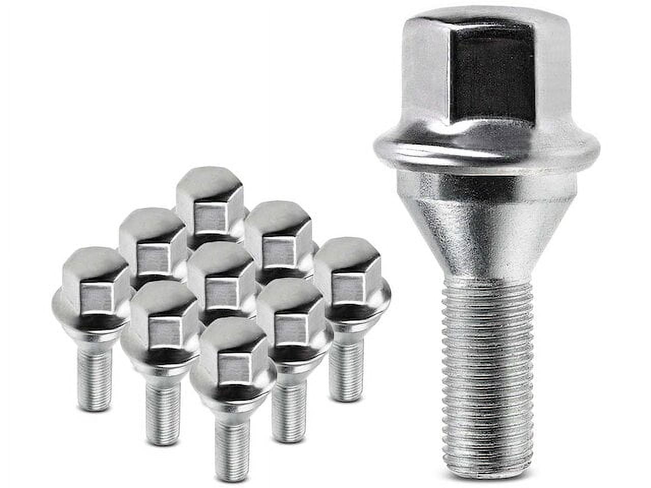 Wheel Stud Set 10 - Compatible with 2014 - 2021 Jeep Cherokee 2015 2016 ...