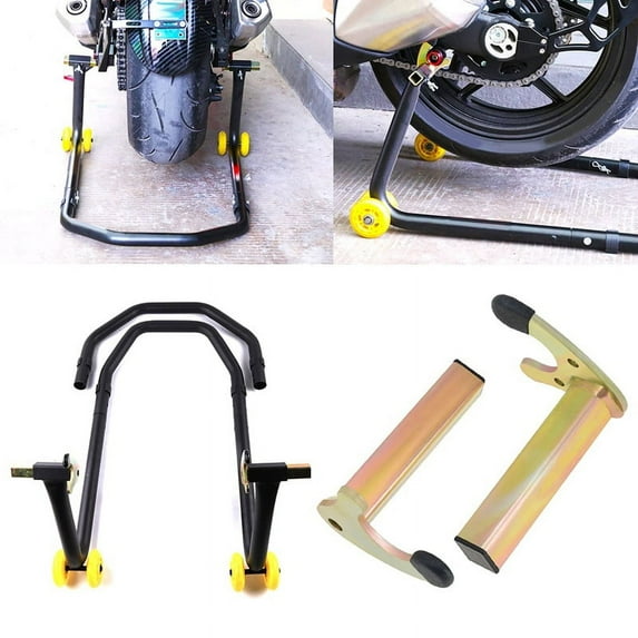 Wheel Support Frame Stand Motorcycle Swing Arm Lift Tripod Hooks U ...