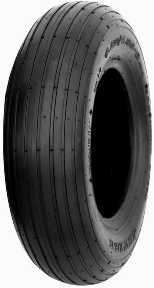 Wheel Tire 4.00-6 4.00x6 Cart RIB Tire Tubeless Heavy Duty, Tubeless ...