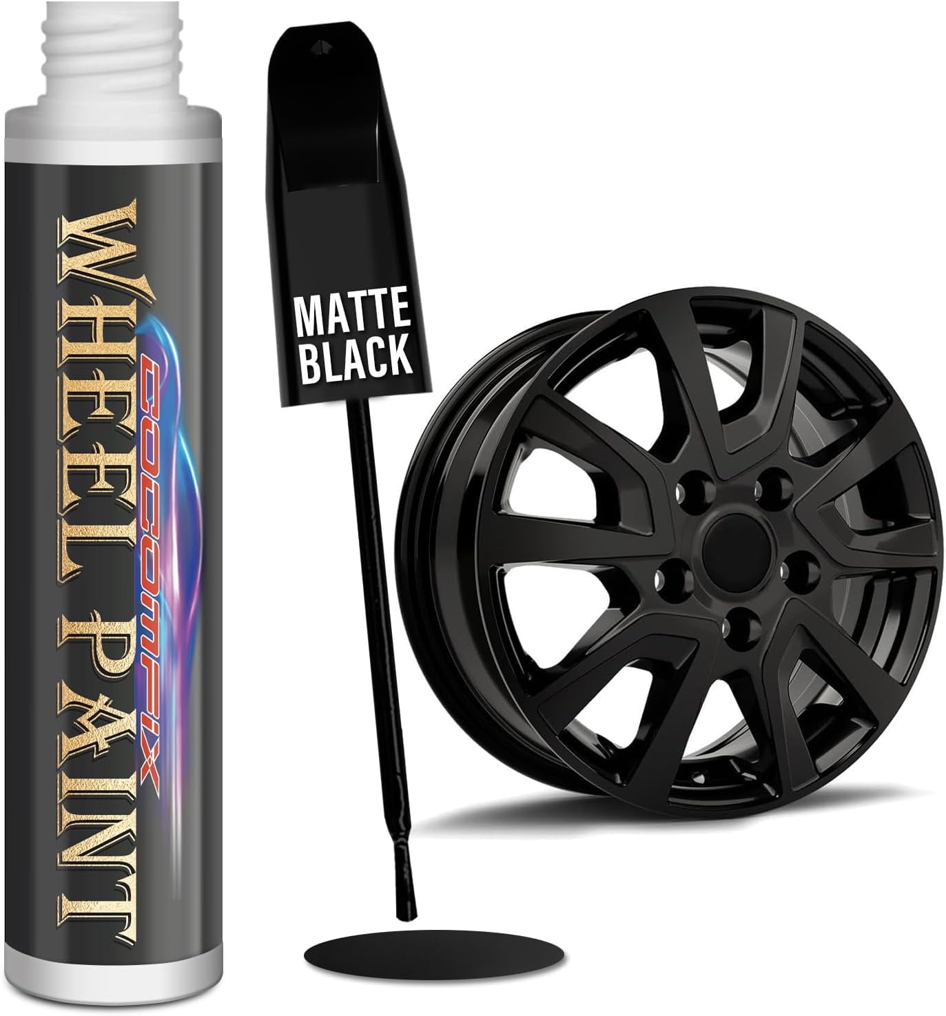 Wheel Touch Up Paint, Rim Paint for Curb Rash, Wheel Scratch Repair Kit ...